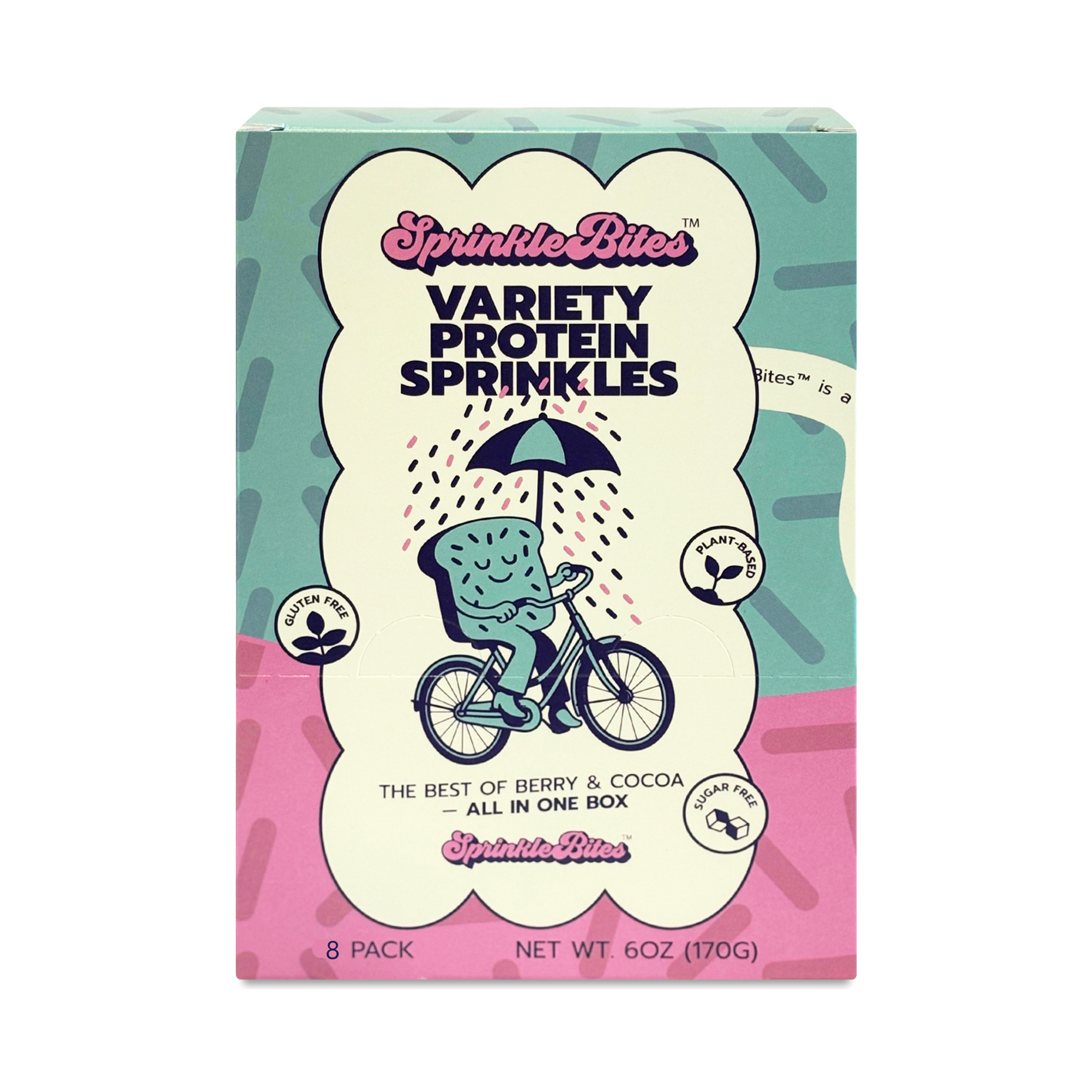 SprinkleBites Protein Sprinkles Variety Pack, Cocoa & Berry | Thrive Market