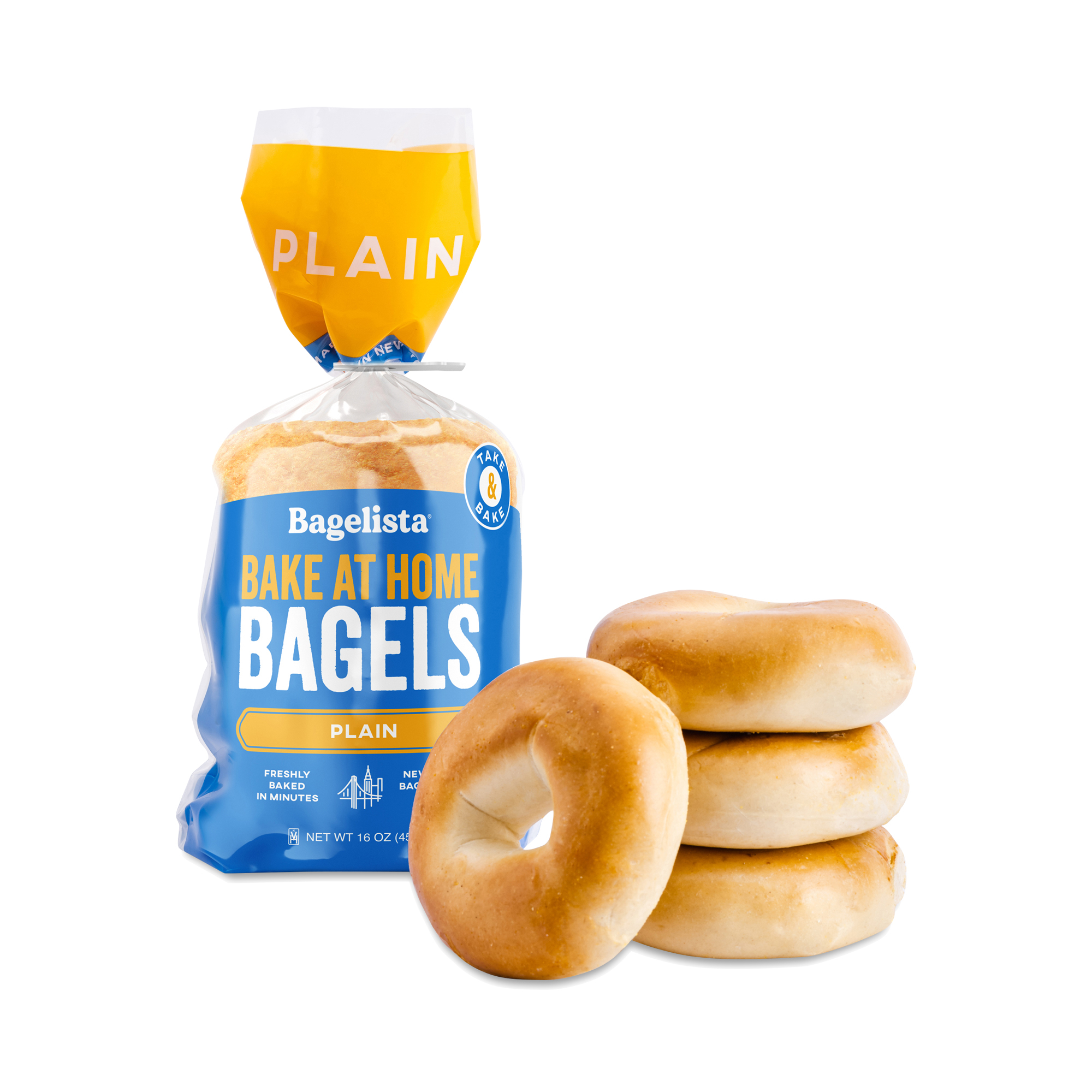 Bagelista Bake At Home Bagels, Plain | Thrive Market