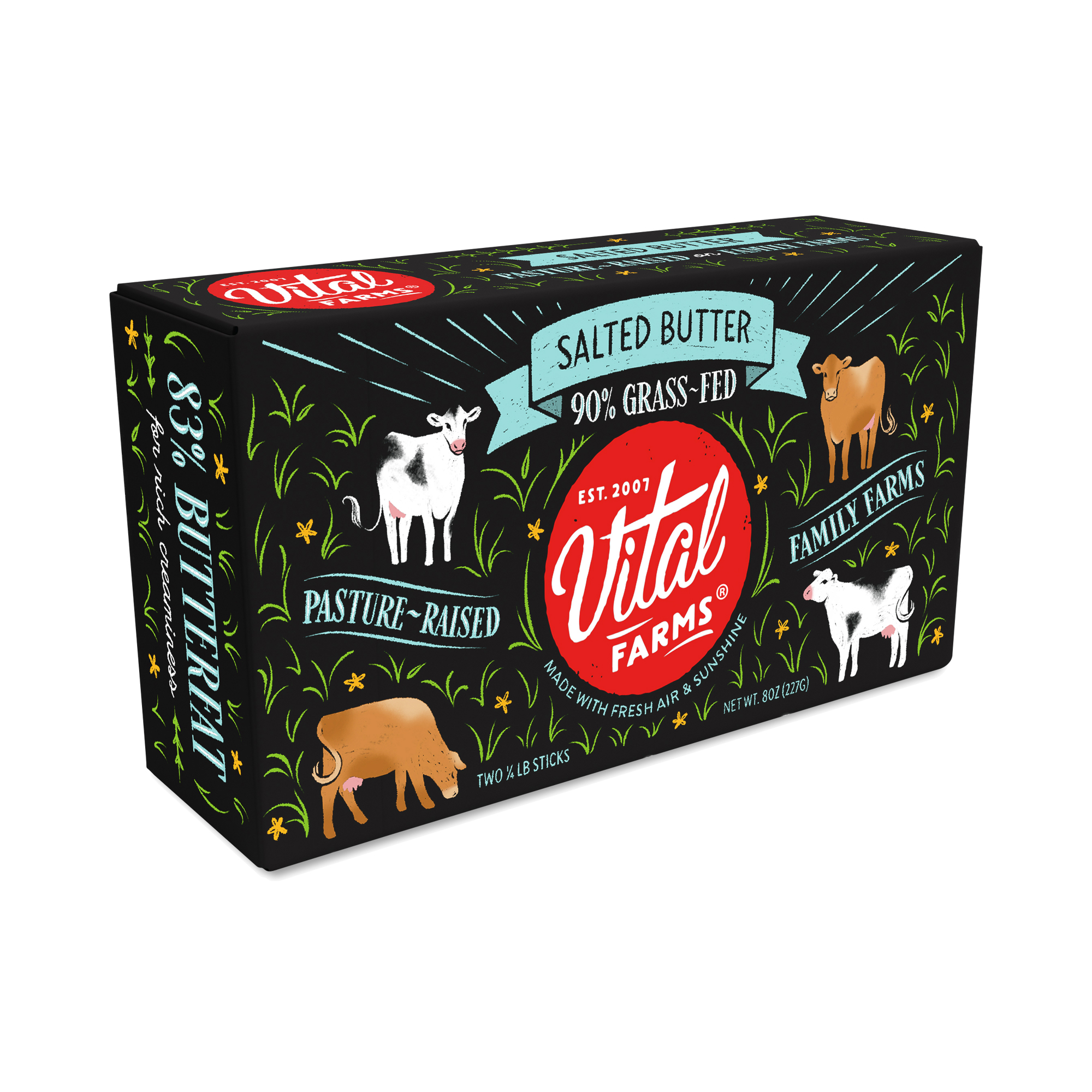 Vital Farms Grass-Fed Butter, Salted | Thrive Market