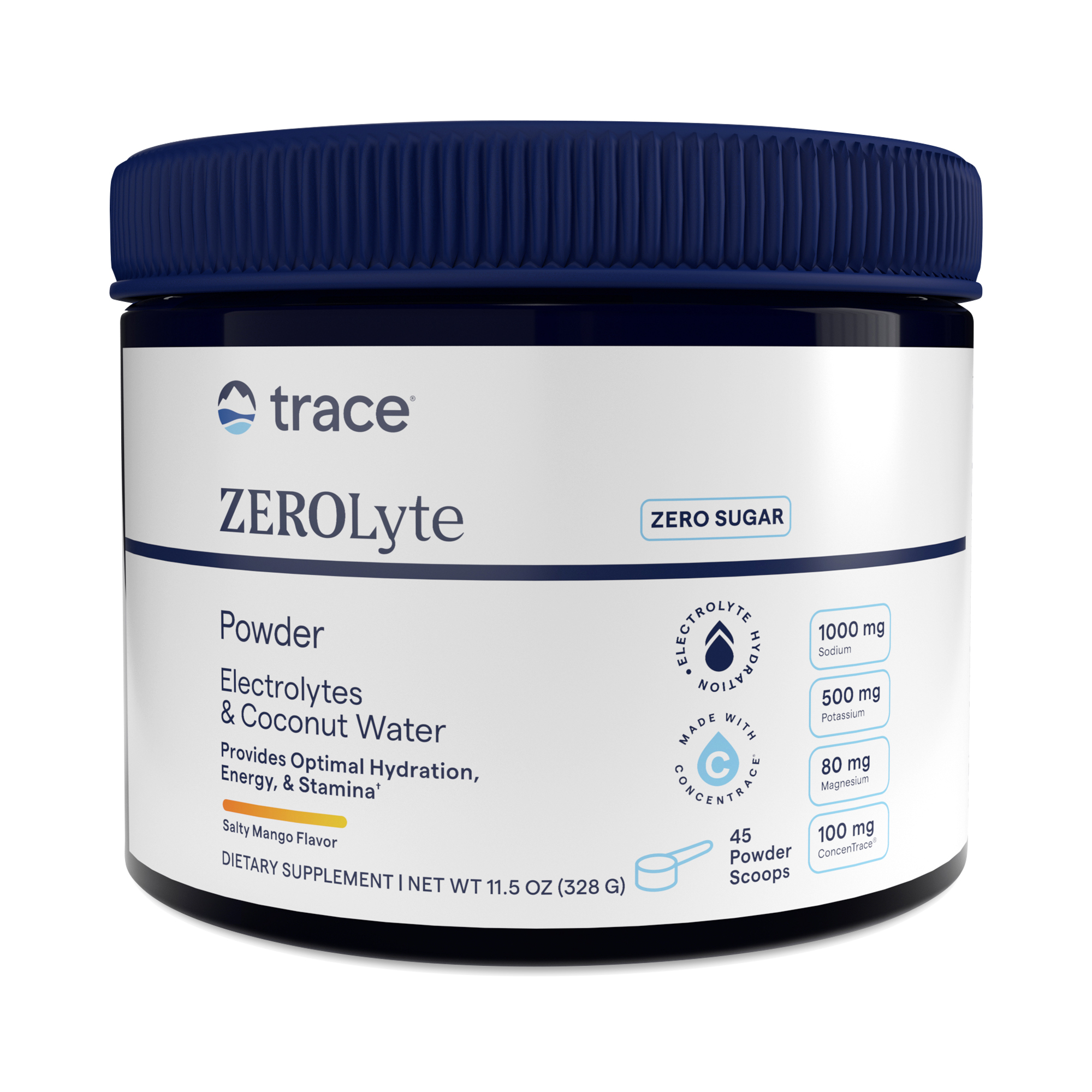 Trace Zerolyte Electrolytes & Coconut Water, Salty Mango | Thrive Market