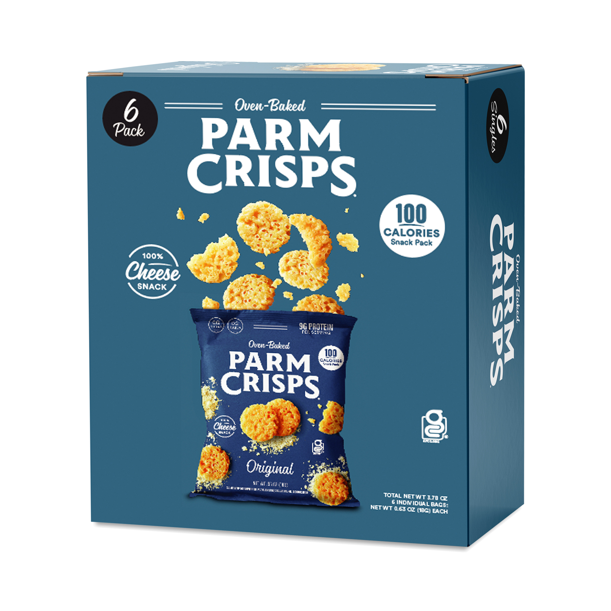 Parm Crisps Parm Crisps Original, Snack Pack | Thrive Market