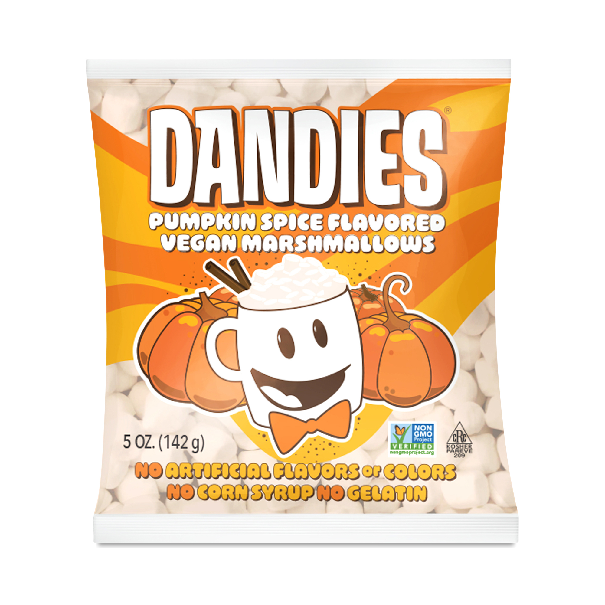 Dandies Mini Marshmallows, Pumpkin | Thrive Market