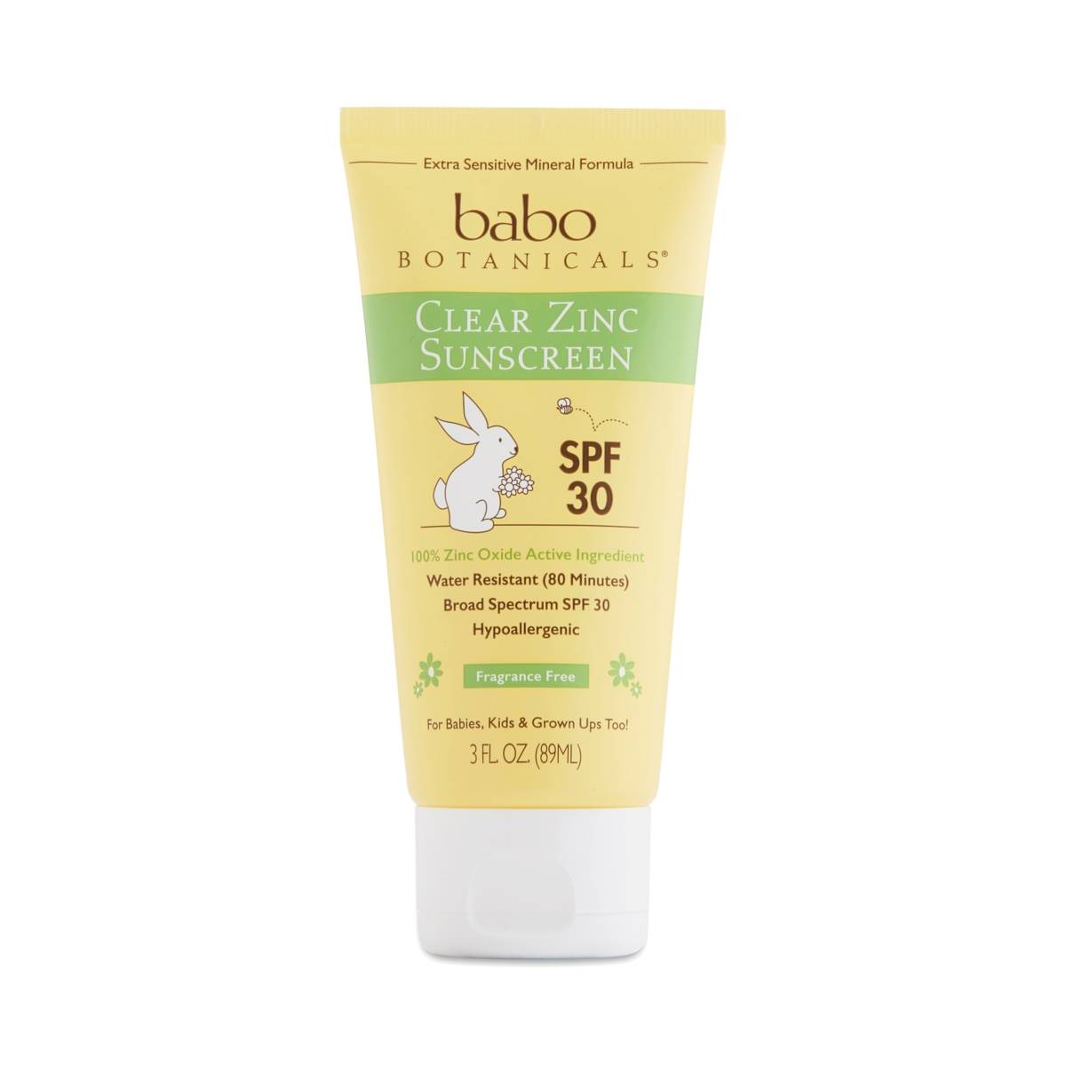 Babo Botanicals Clear Zinc Lotion Sunscreen SPF 30 - Thrive Market