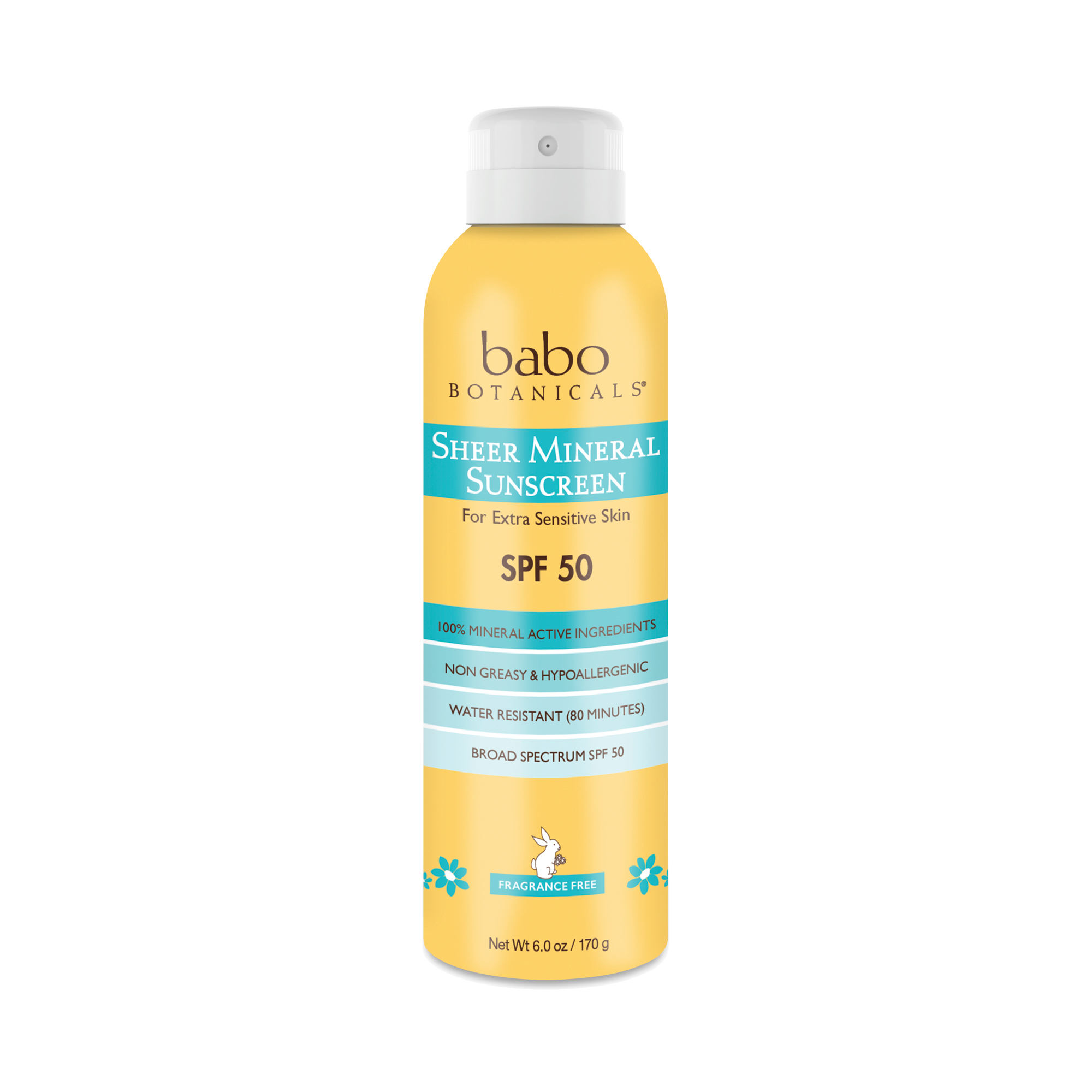 Babo Botanicals Super Shield Mineral Sunscreen Spray, SPF 50 | Thrive ...