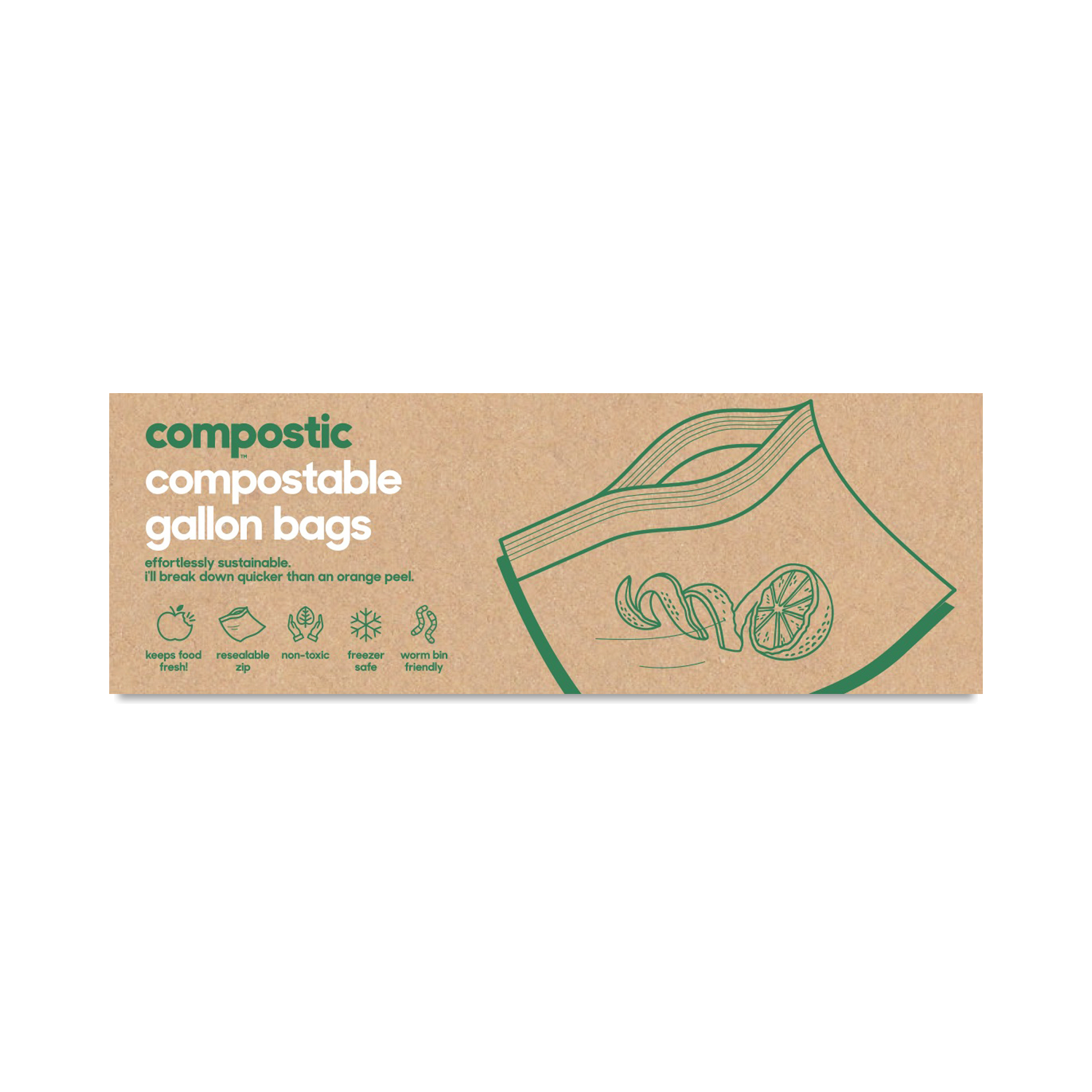 Compostic Compostable Gallon Bags | Thrive Market