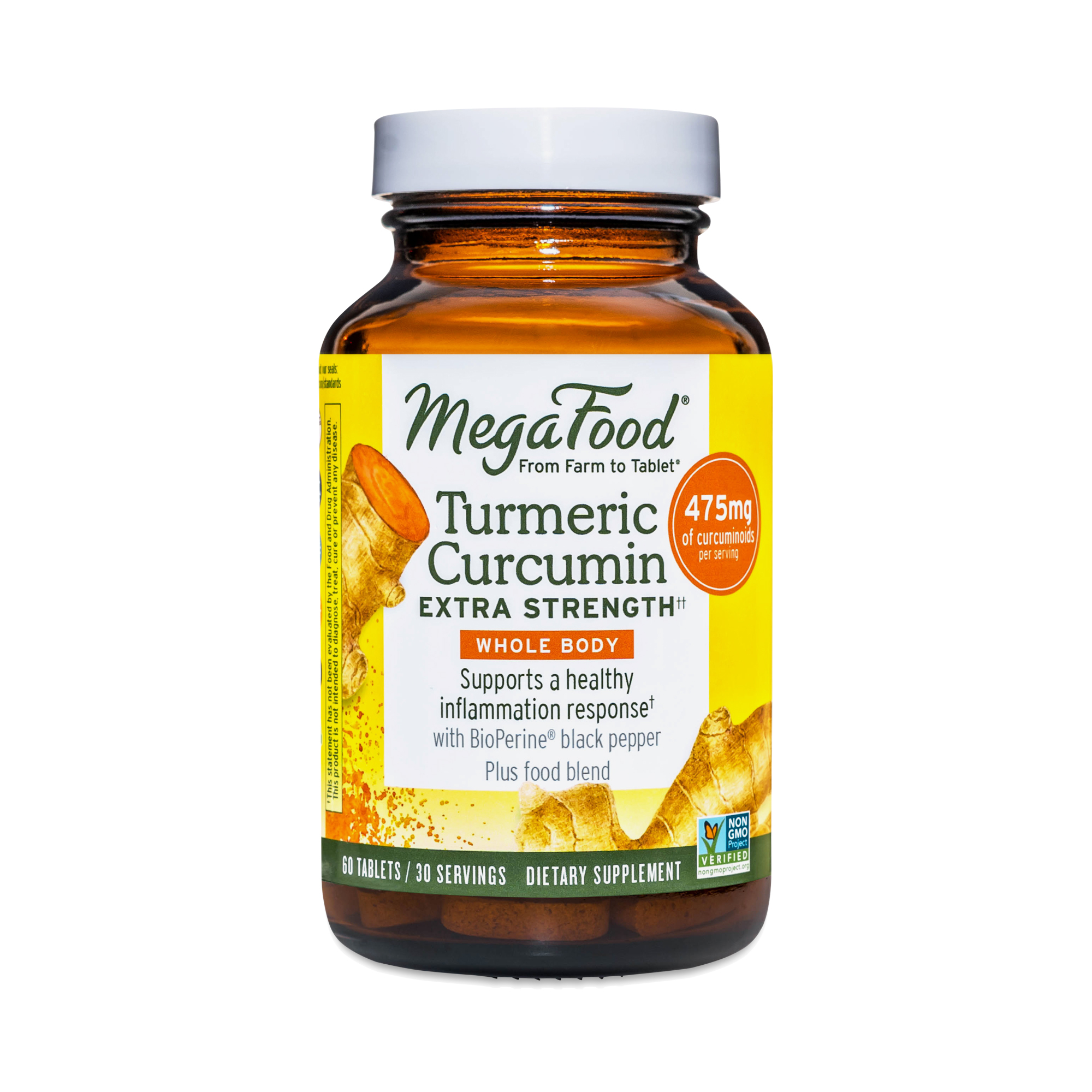 MegaFood Turmeric Curcumin Extra Strength for Whole Body | Thrive Market