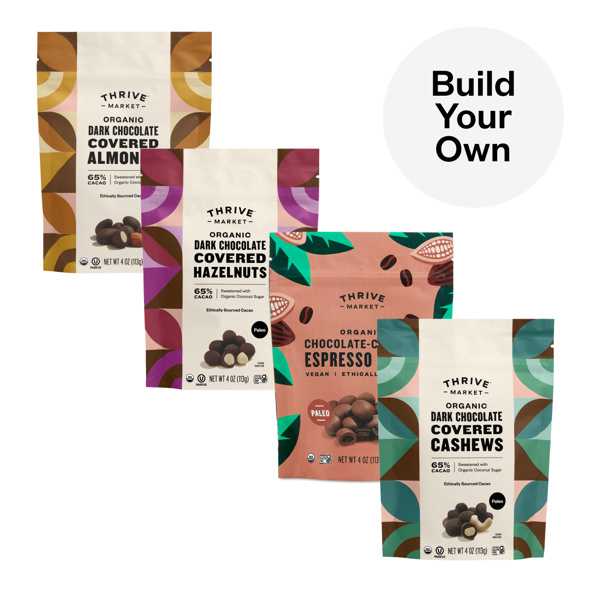 Chocolate-Covered Nuts Variety Pack | Thrive Market