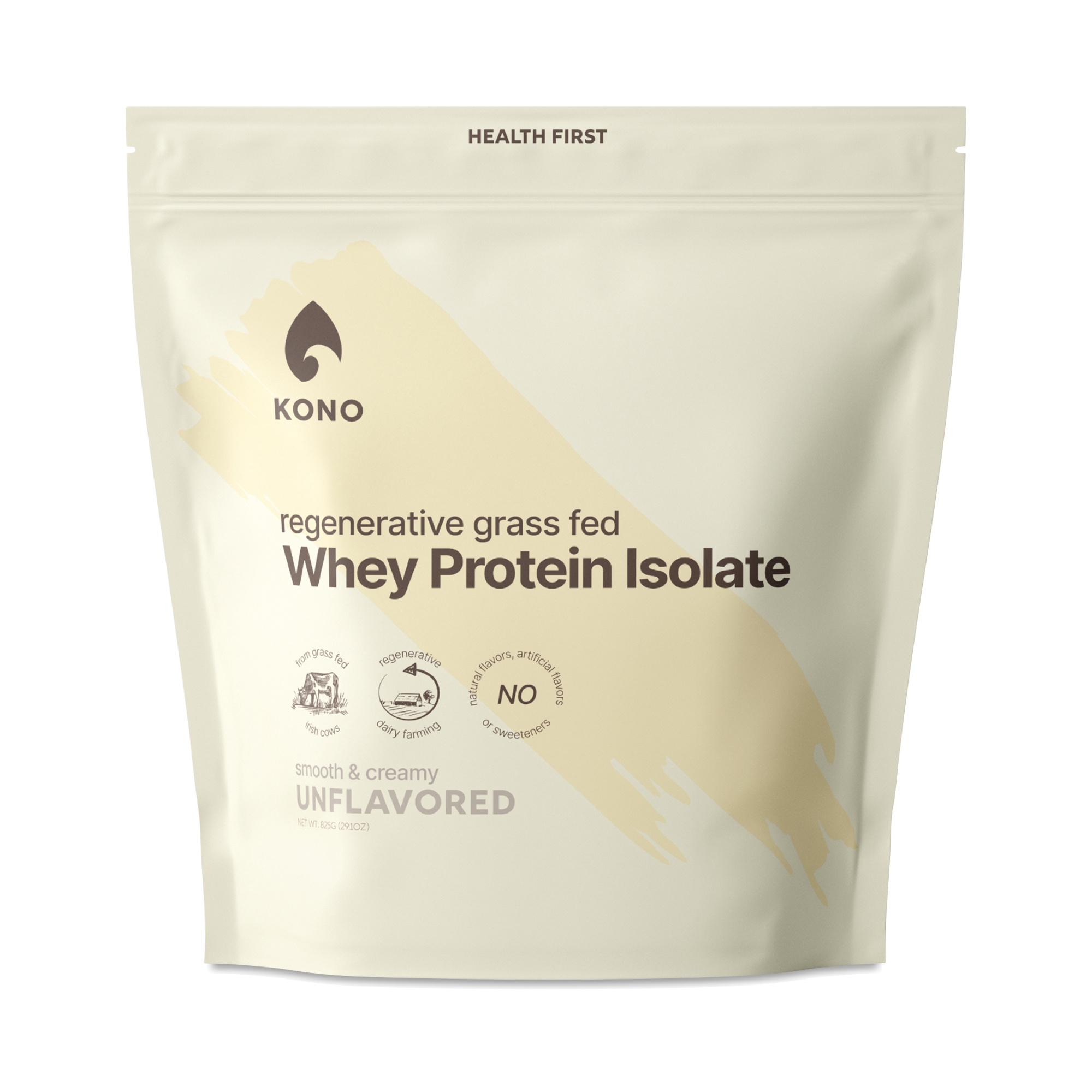 KONO Regenerative Grass Fed Whey Protein Isolate, Unflavored | Thrive ...