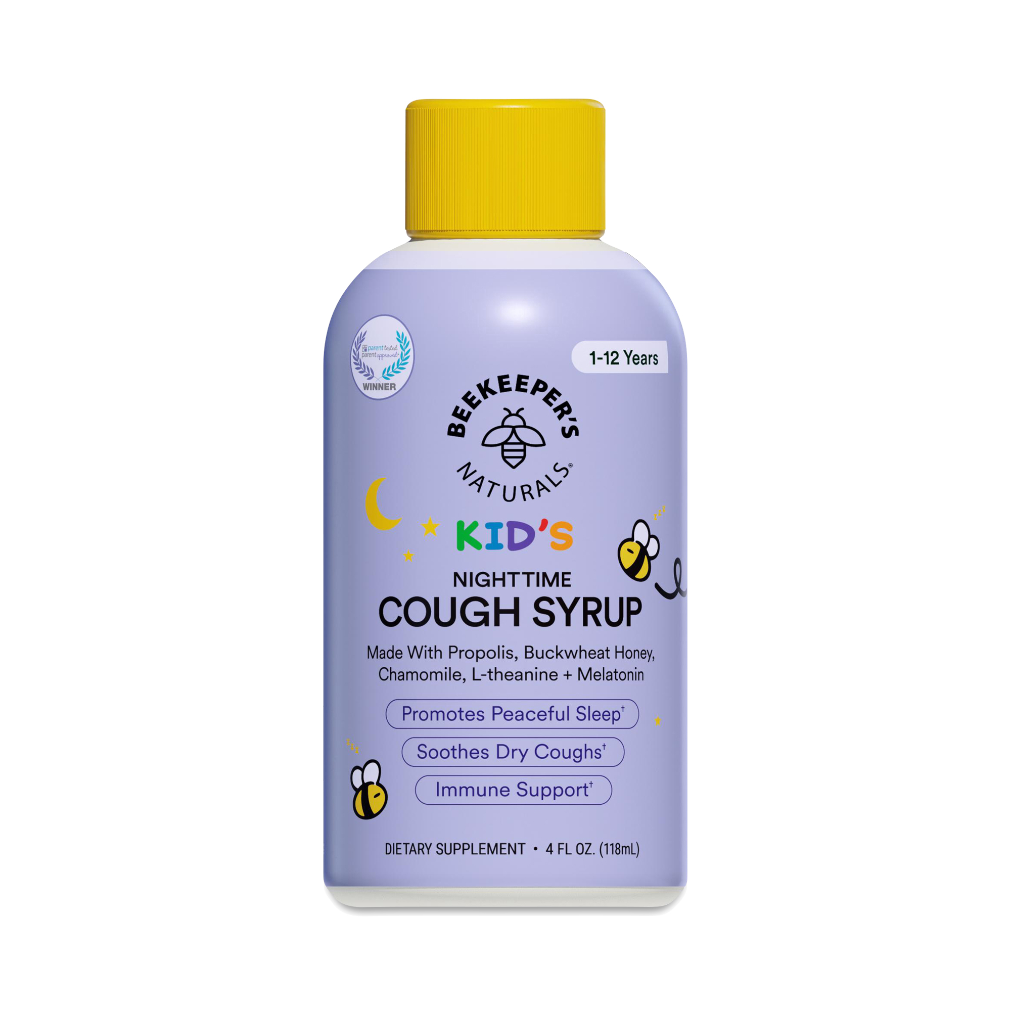 Beekeeper's Naturals Kid's Nighttime Cough Syrup | Thrive Market