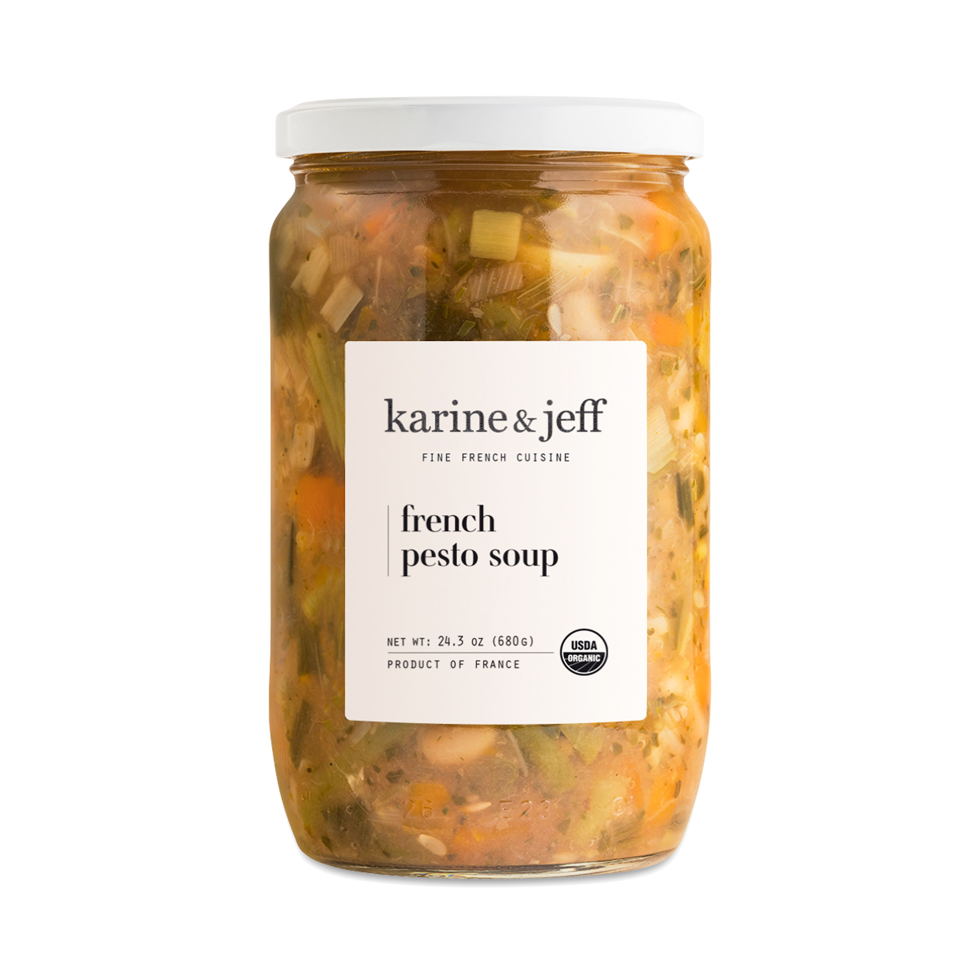 Karine & Jeff French Pesto Soup | Thrive Market