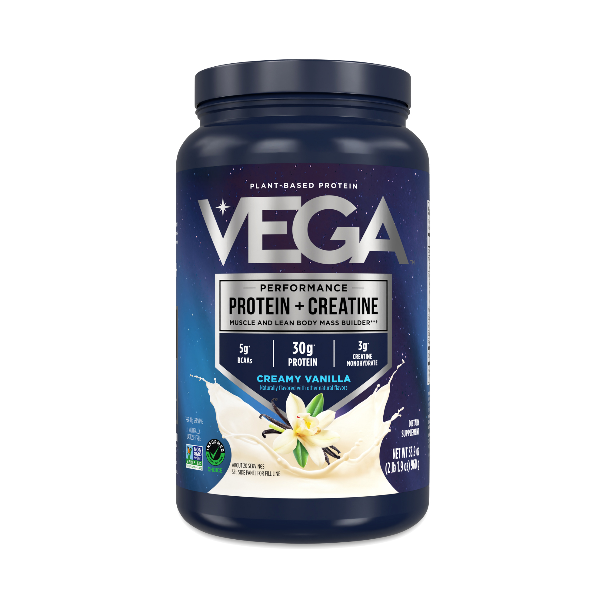 Vega Protein & Creatine, Vanilla | Thrive Market