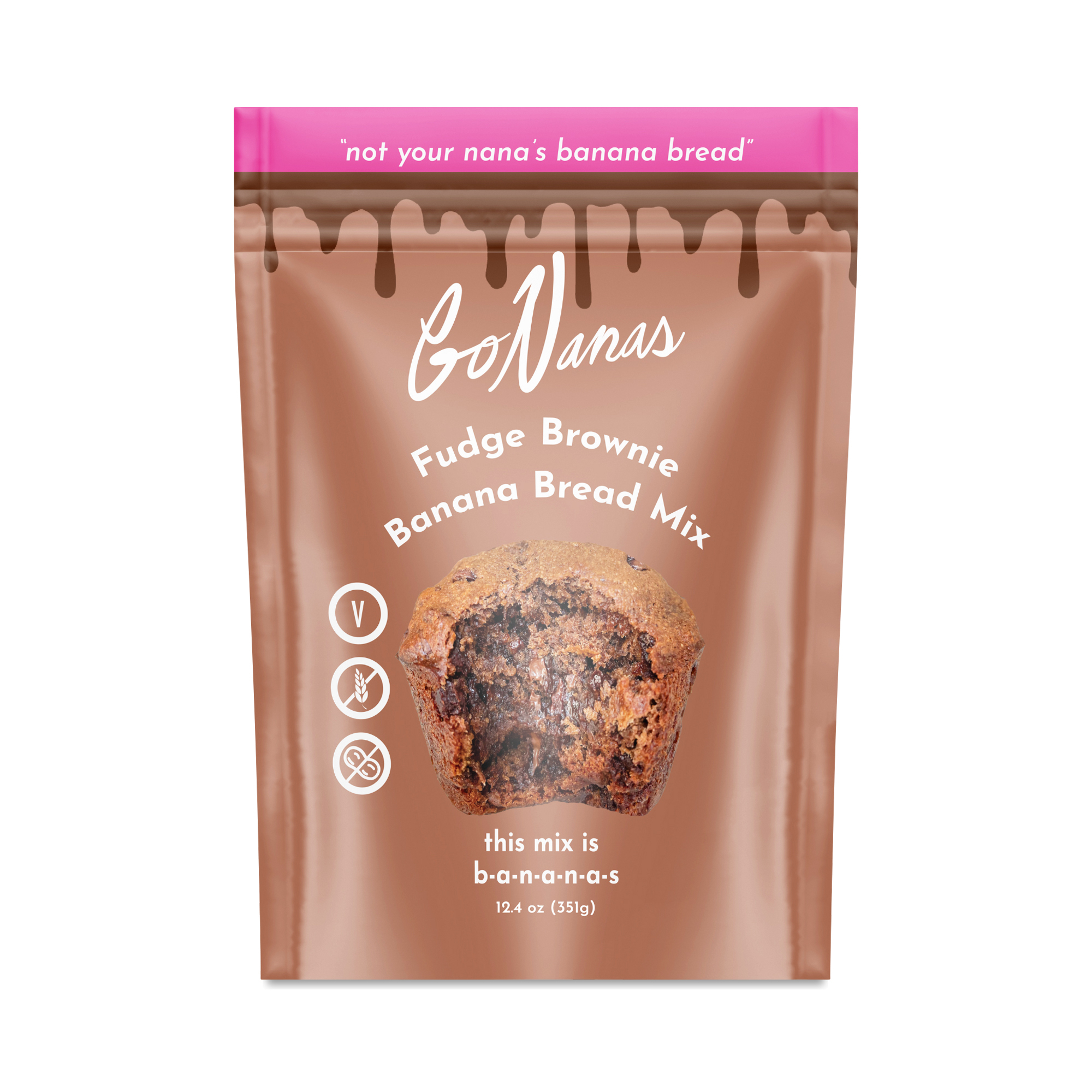 GoNanas Banana Bread Mix, Fudge Brownie | Thrive Market