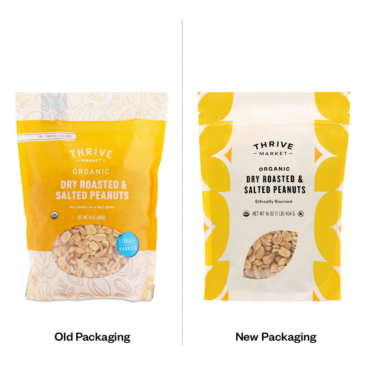 Organic Dry Roasted & Salted Peanuts | Thrive Market