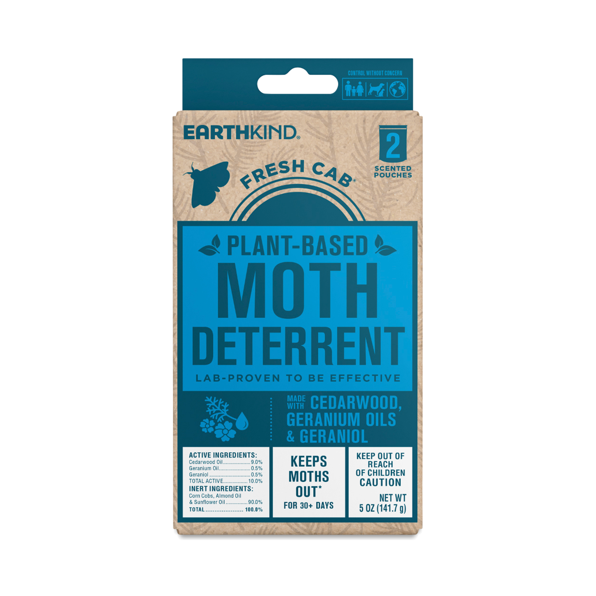 EarthKind Fresh Cab Plant-Based Moth Deterrent | Thrive Market