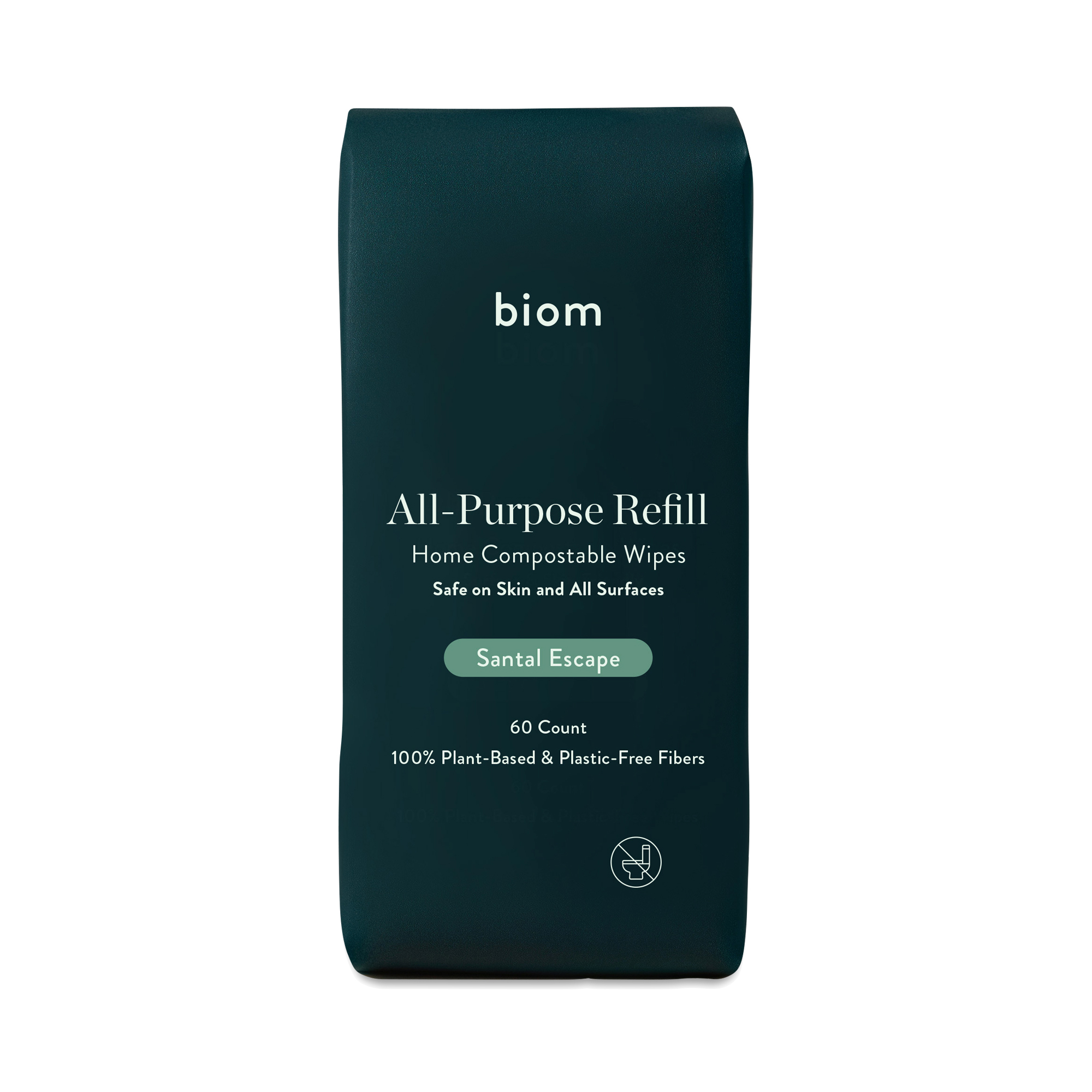 biom All-Purpose Cleaning Wipes, Santal Escape | Thrive Market