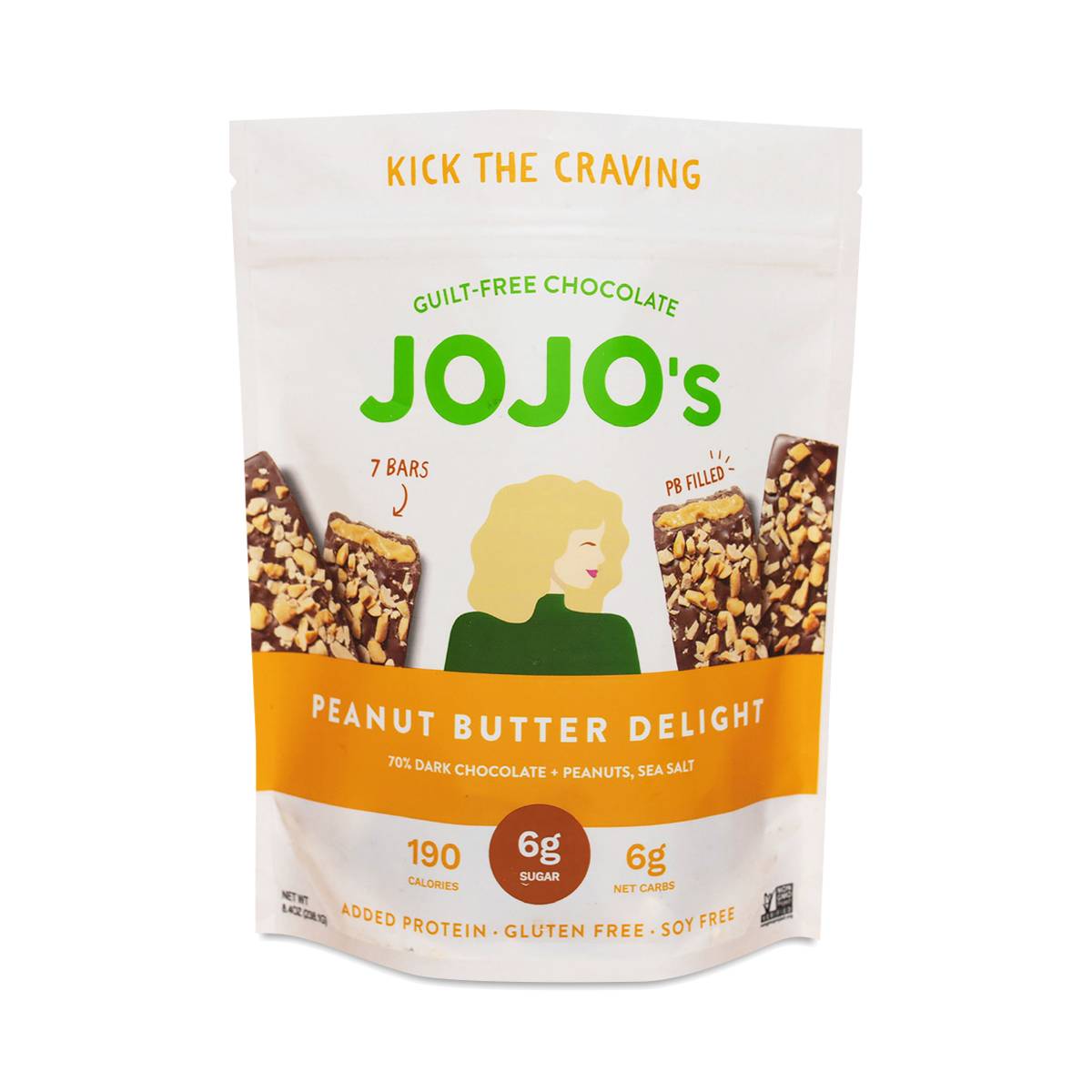 JoJo's Chocolate Guilt-Free Chocolate, Peanut Butter Delight - Thrive ...