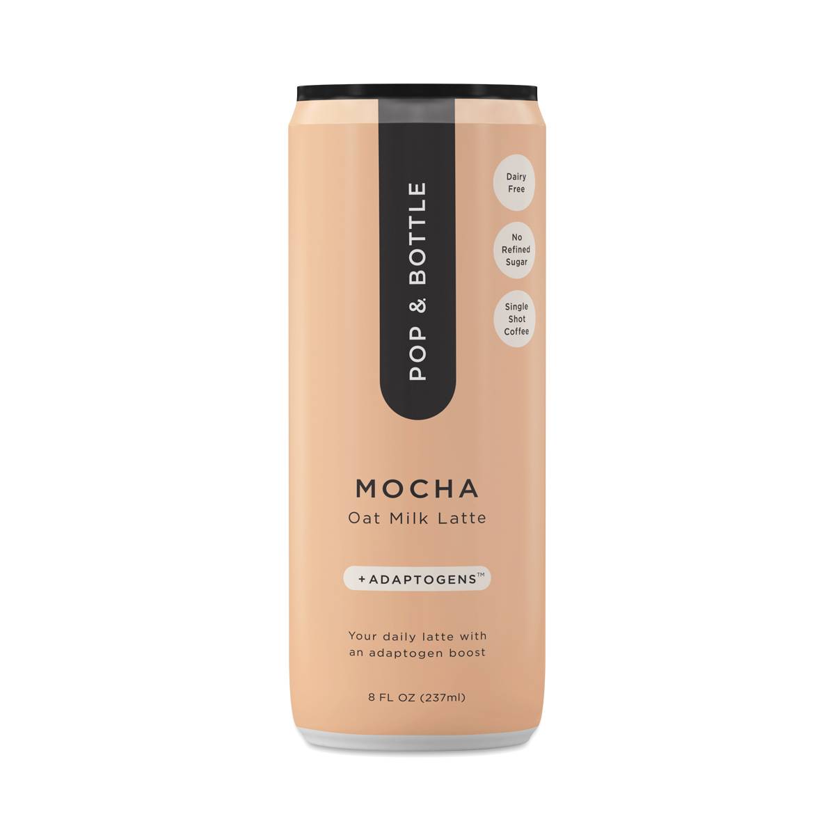 Pop & Bottle Oat Milk Latte, Mocha with Adaptogens - Thrive Market