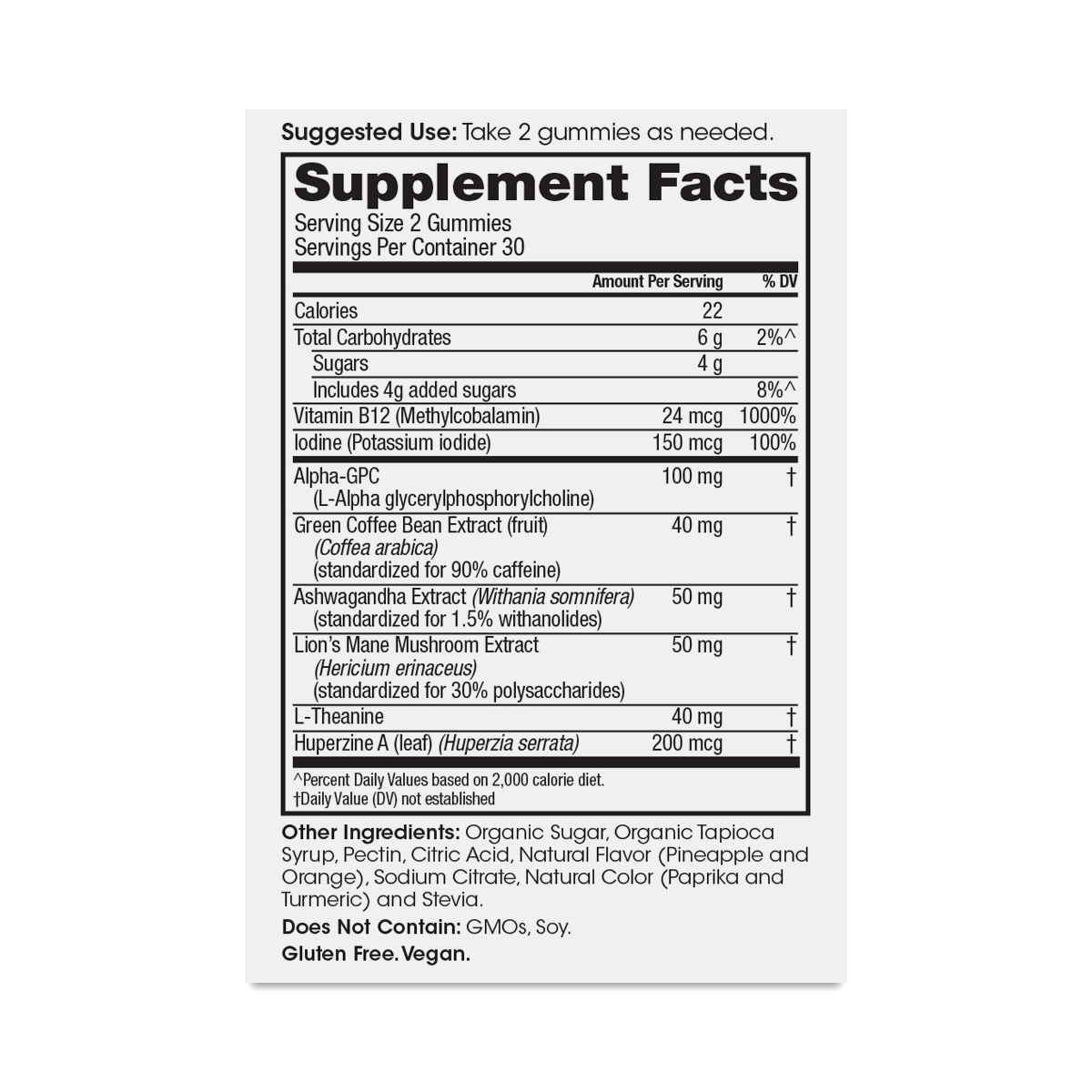 Winged Rise Up Gummies, Energy & Focus | Thrive Market