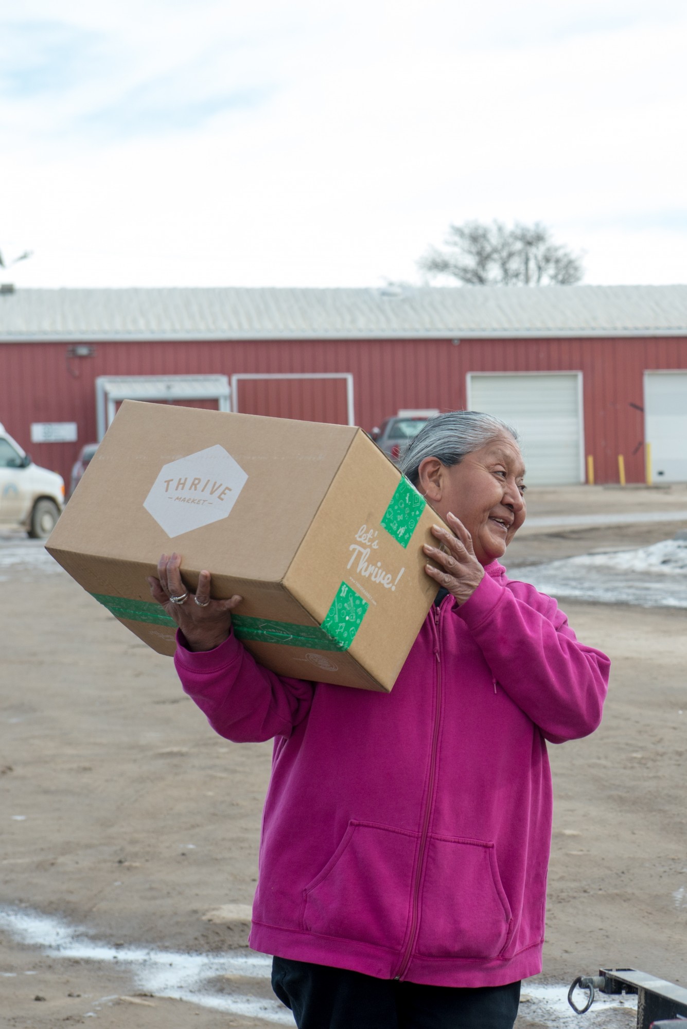 The First Thrive Delivery to Pine Ridge Reservation