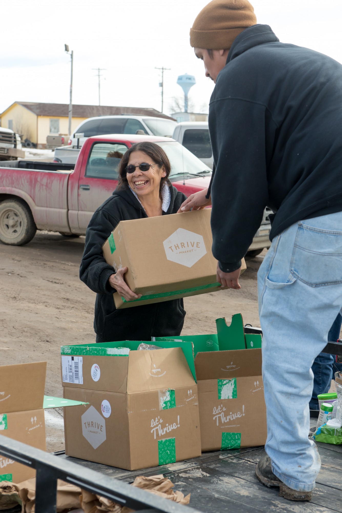 The First Thrive Delivery to Pine Ridge Reservation