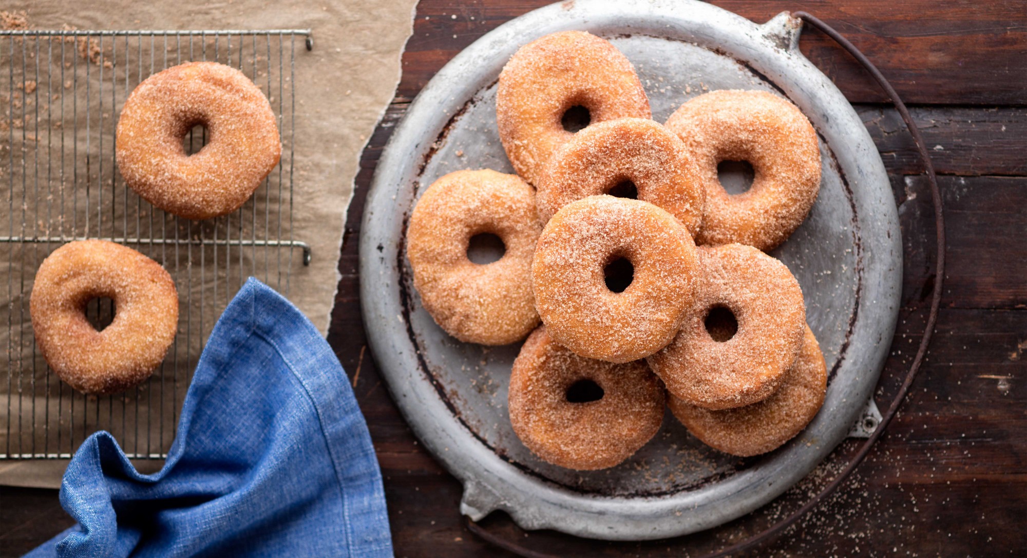 Cinnamon Sugar Doughnuts Recipe | Thrive Market
