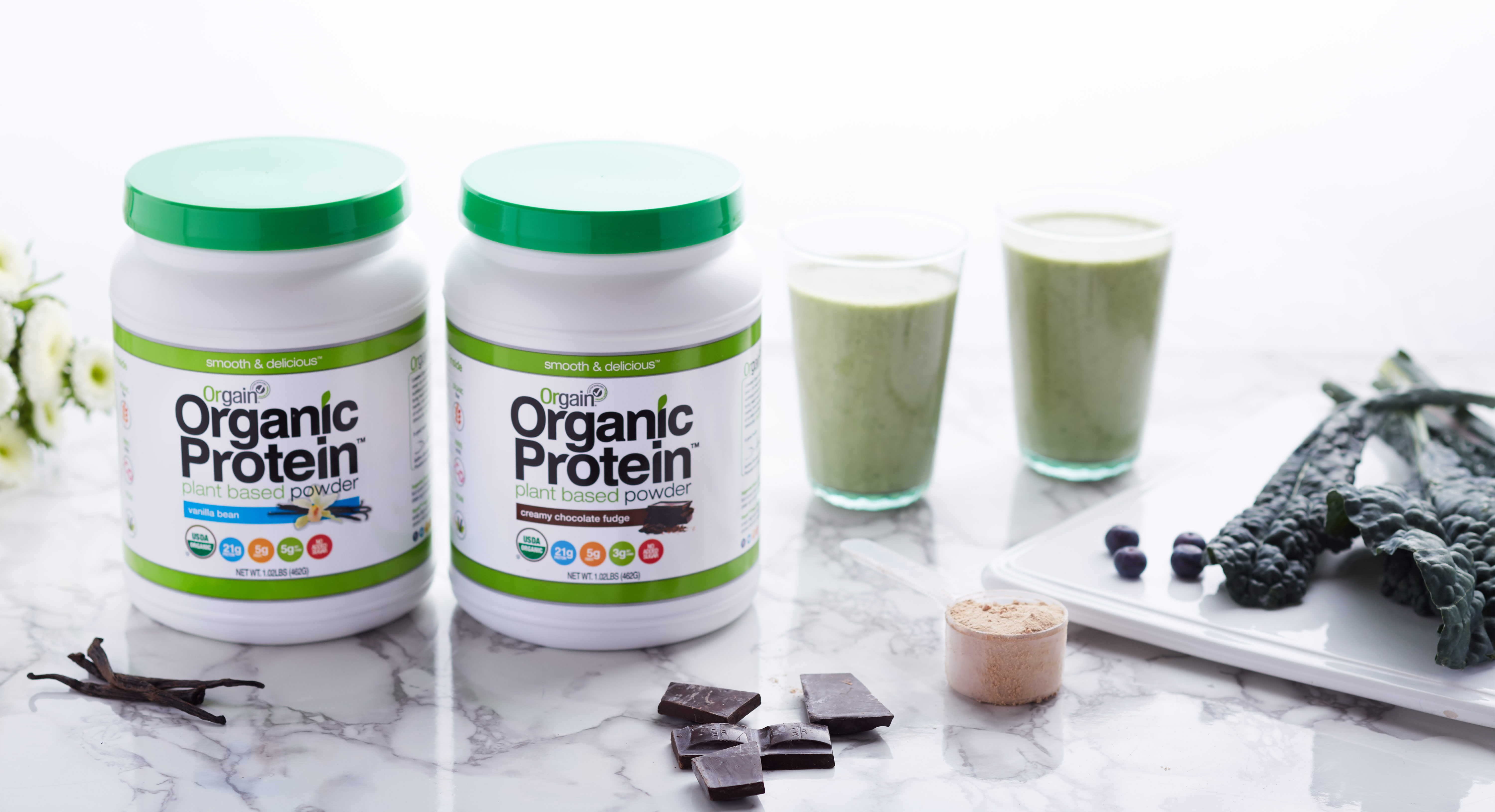 Plant-Based Protein Powers Up Morning Smoothies & Pancakes | Thrive Market