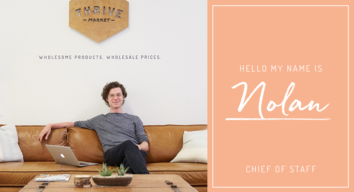 Startup Stories: Q&A With Thrive Market Chief of Staff Nolan Green ...