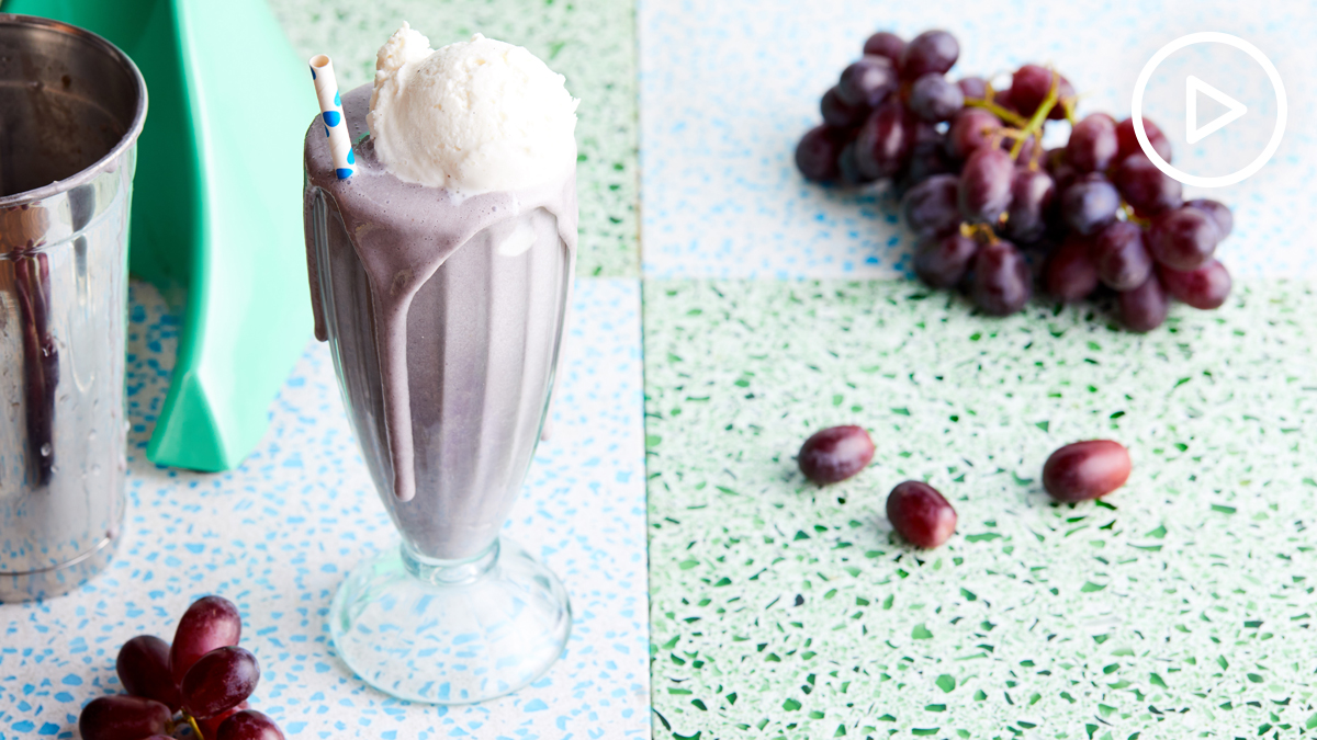 Purple Cow Milkshake Recipe | Thrive Market