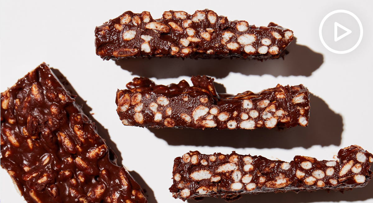 Chocolate Almond Butter Raw Crunch Bars Recipe | Thrive Market