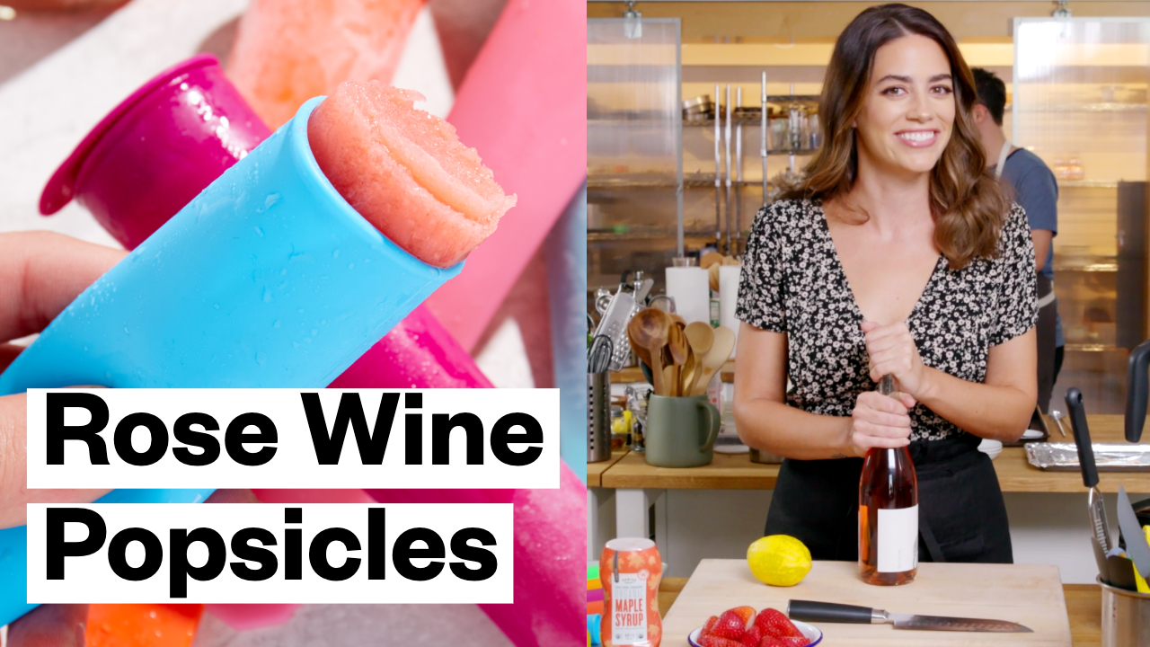 The Easiest Rosé Popsicle Recipe | Thrive Market