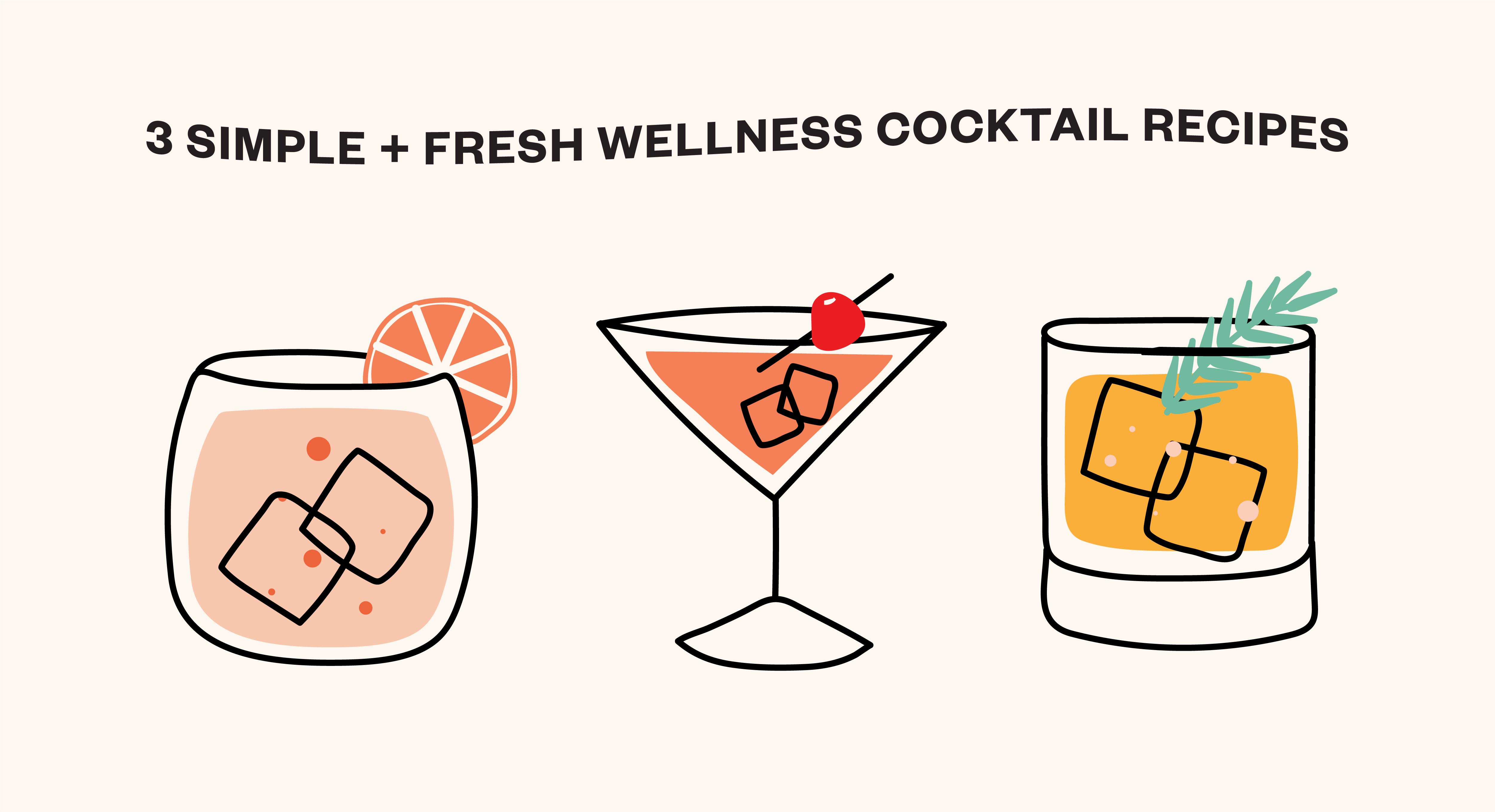 3 Simple + Fresh Wellness Cocktail Recipes | Thrive Market