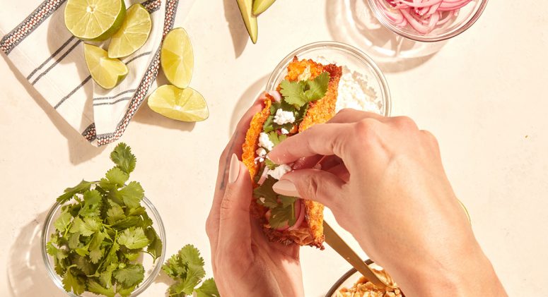 Low-Waste Pulled Chicken Tacos Recipe | Thrive Market