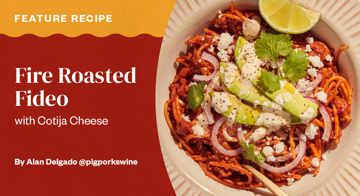 Alan Delgado’s Fire Roasted Fideo Recipe | Thrive Market