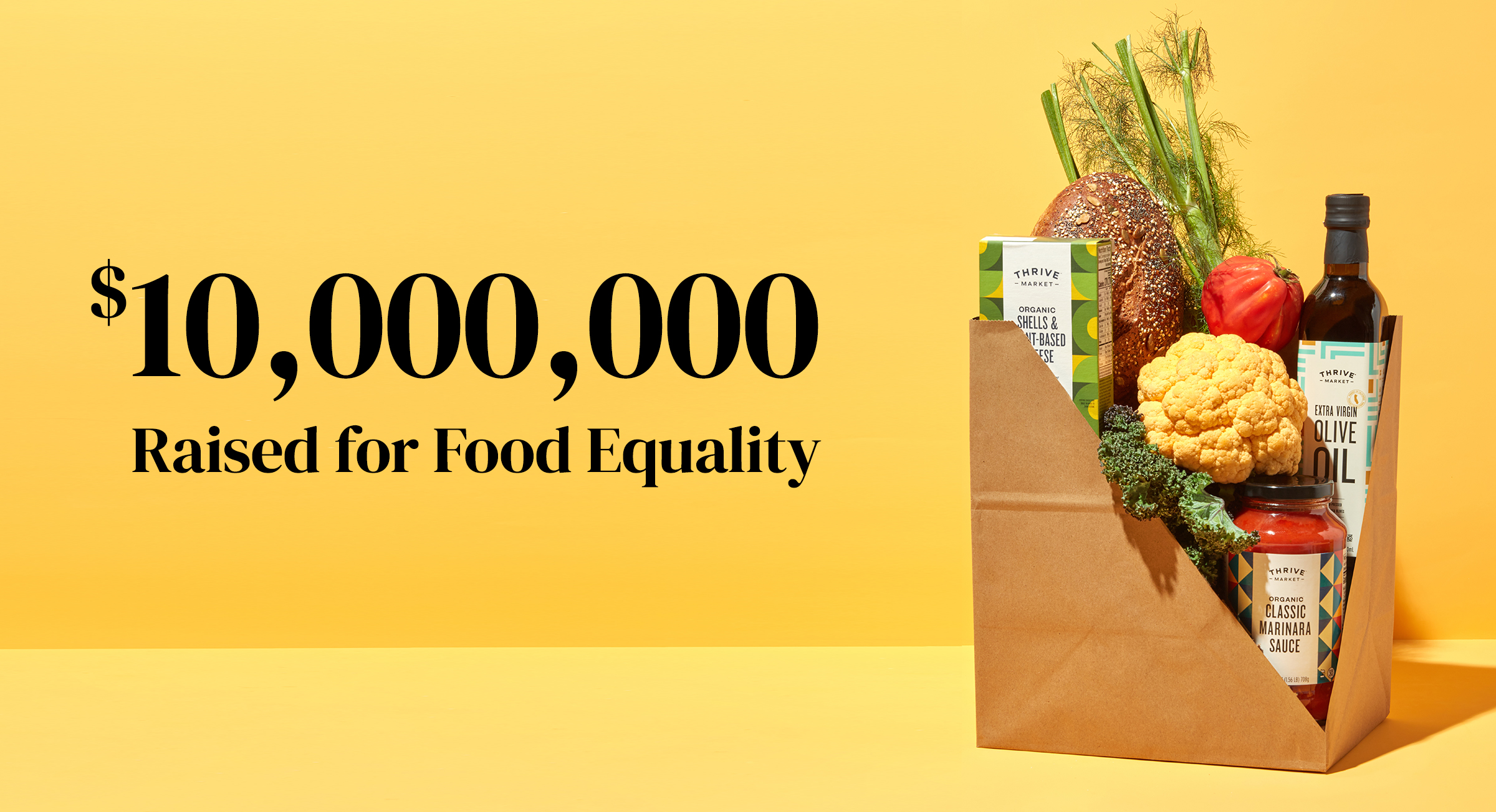 We’ve Raised $10 Million for Food Equality—Thanks to You | Thrive Market